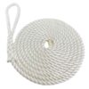 20mm White 3 Strand Nylon Mooring Ropes 8 Inch Soft Eye x 20 Metres ...