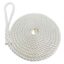 20mm White 3 Strand Nylon Mooring Ropes 8 Inch Soft Eye x 20 Metres ...