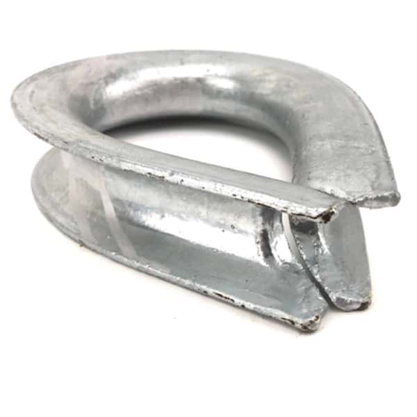 36mm Galvanised Steel Thimble - RopeServices UK