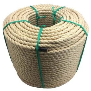 24mm Synthetic Sisal Decking Rope x 15 Metres - RopeServices UK