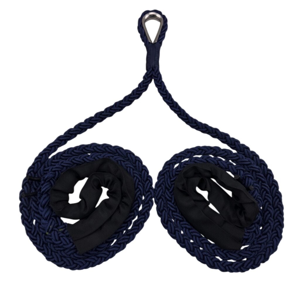 18mm 8st Navy Blue Nylon V Shaped Mooring Bridle With Stainless Steel ...