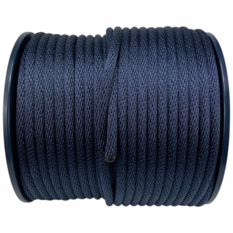 6mm Navy Blue Spiral Braided Polypropylene Rope (By The Metre ...
